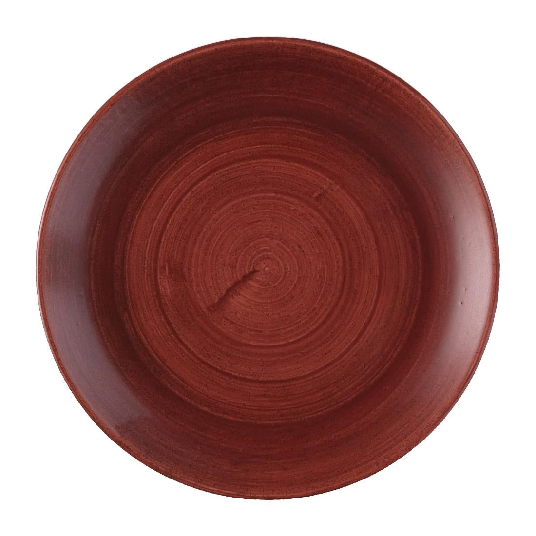 Assiettes avec rebord Churchill Stonecast Patina Evolve Red Rust 217mm ...